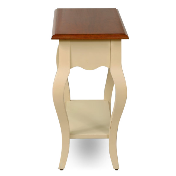 Charlton Home® Solid Wood French Cabriole Leg Side Table & Reviews ...