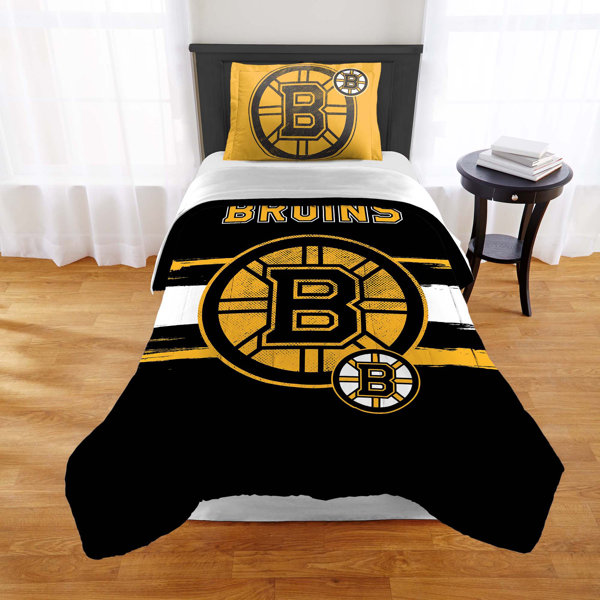 Sweet Home Collection NHL Boston Bruins Officially Licensed Comforter ...