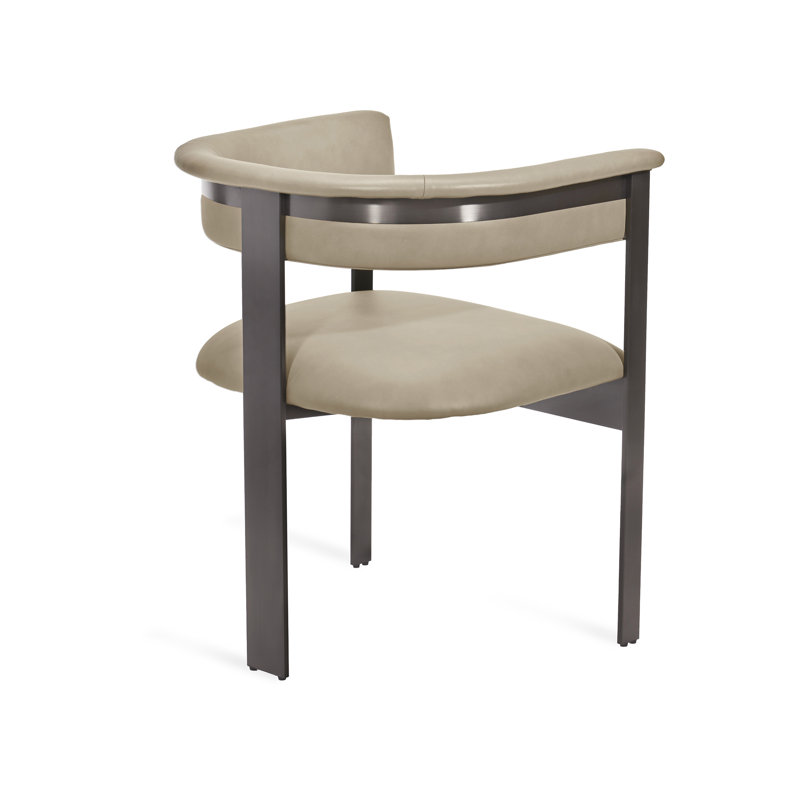 Interlude Darcy Solid Back Arm Chair | Wayfair
