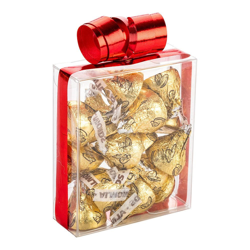 Restaurantware Sweet Vision Square Clear Plastic Candy Box - 2 1/2" X 1 ...