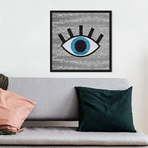 Max Furniture Mystic Symbols - Floater Frame Painting on Canvas | Wayfair