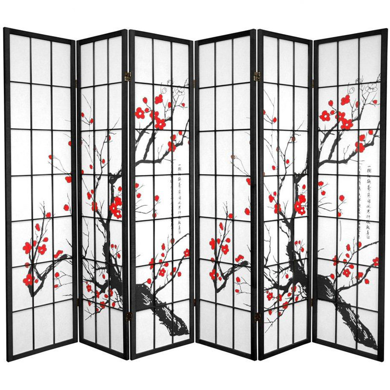 World Menagerie Marlee Folding Rice Paper Room Divider & Reviews | Wayfair