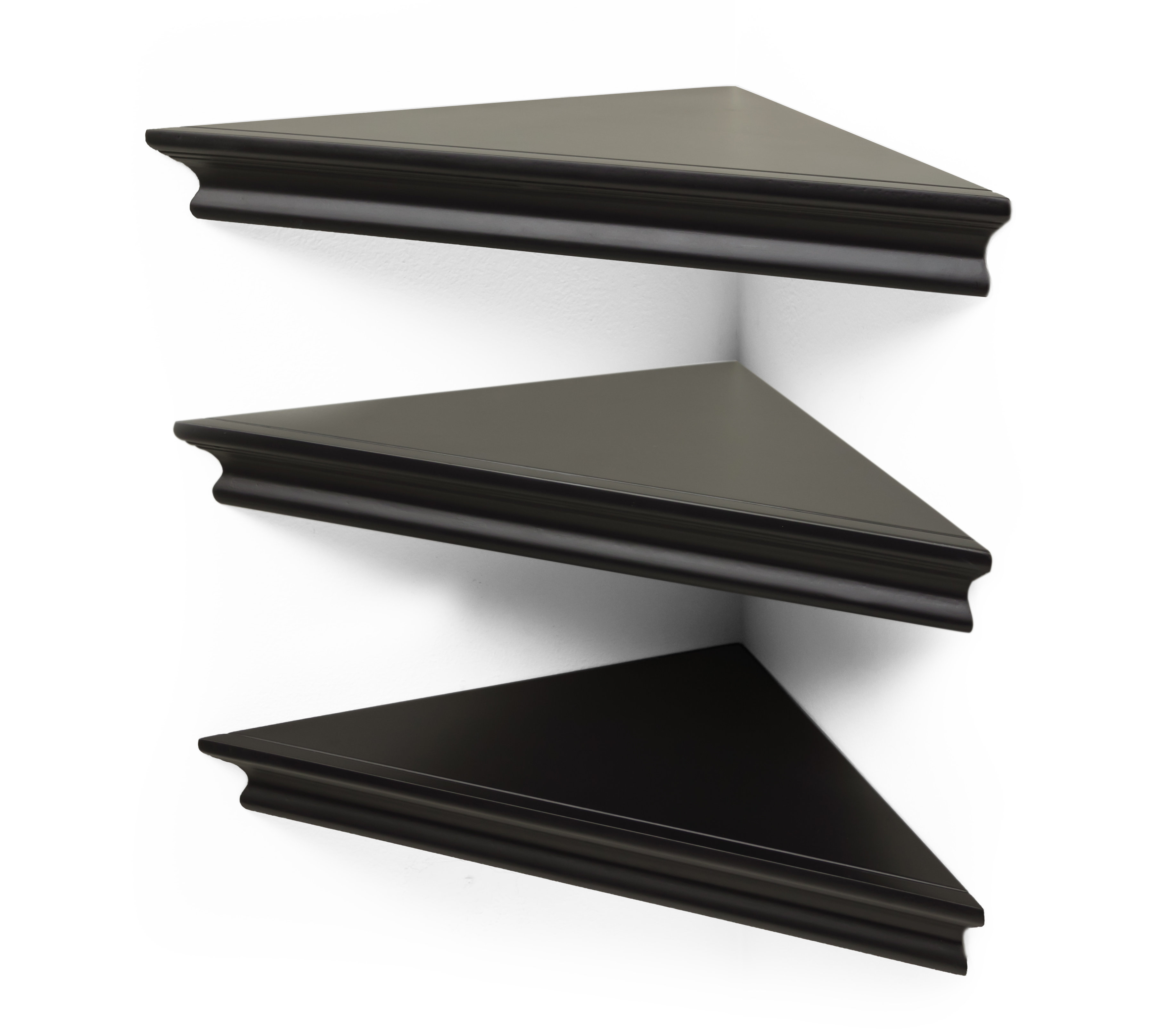 Rebrilliant Hemphill Triangle Corner Wall Shelf & Reviews | Wayfair