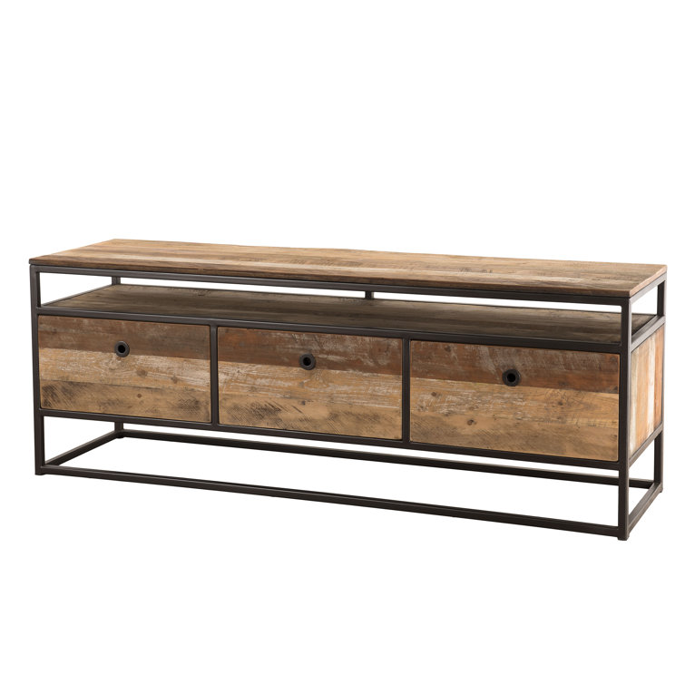 Williston Forge Yeager Solid Wood TV Stand for TVs up to 65" | Wayfair ...