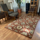 Charlton Home® Hamill Handmade Wool Red Rug & Reviews | Wayfair