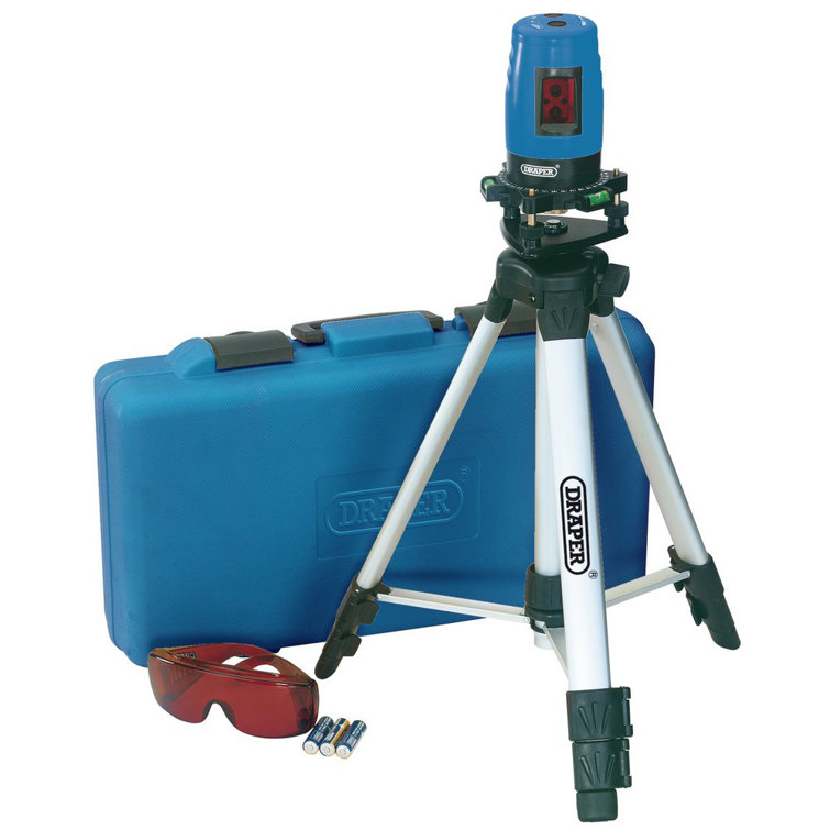 Draper Self Levelling Cross Line Laser Level Kit - 88640 | Wayfair.co.uk