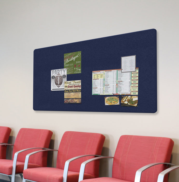 Ghent Fabric Wrapped Wall Mounted Bulletin Board & Reviews | Wayfair