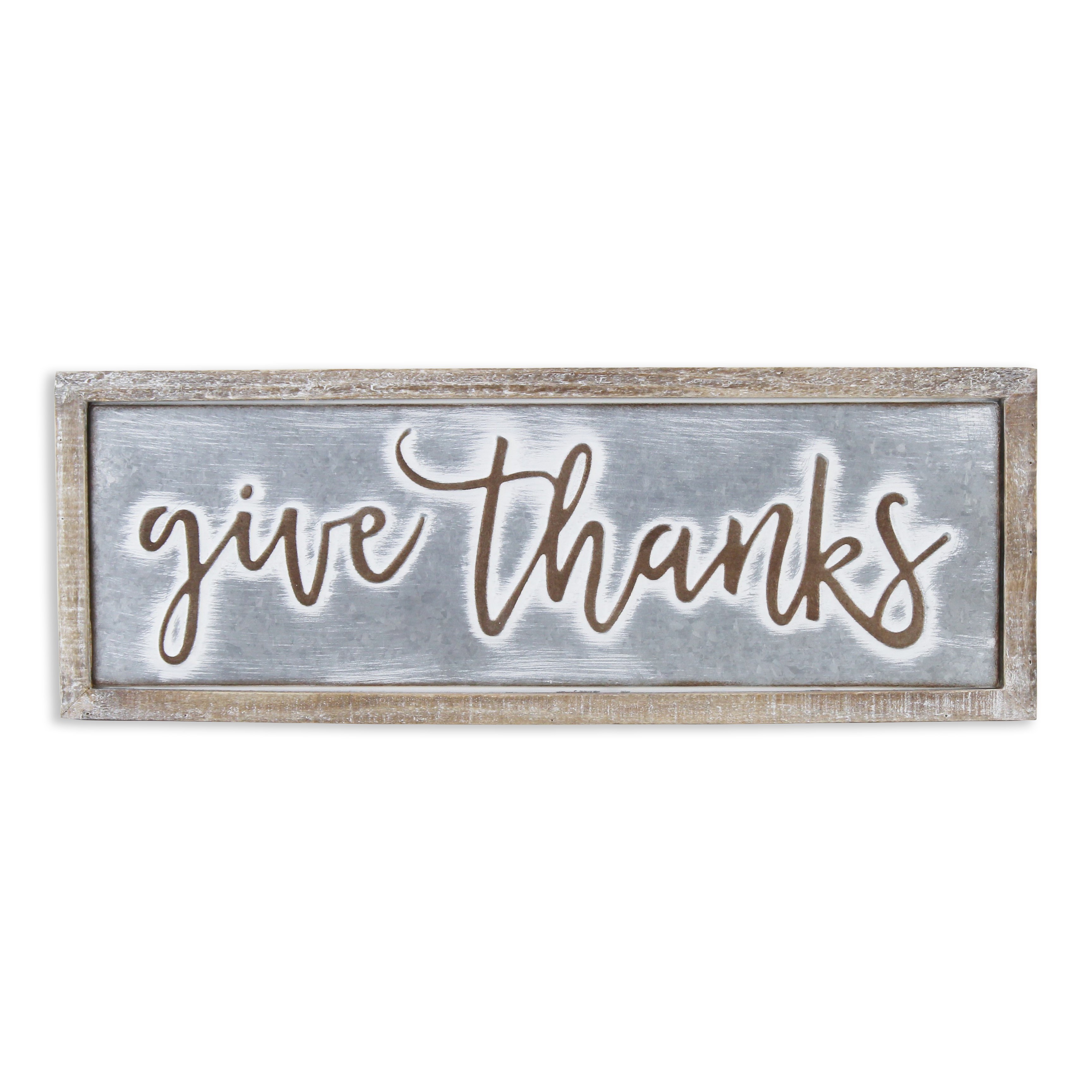 Gracie Oaks Give Thanks Wall Décor | Wayfair
