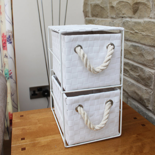 Latitude Run 2 Draw Unit Plastic Organiser Boxes | Wayfair.co.uk