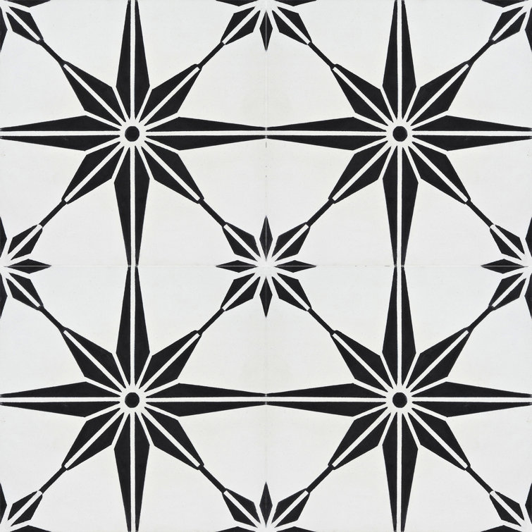 Moroccan Mosaic Tile House Tafilalt 8" x 8" Cement Patterned Wall ...