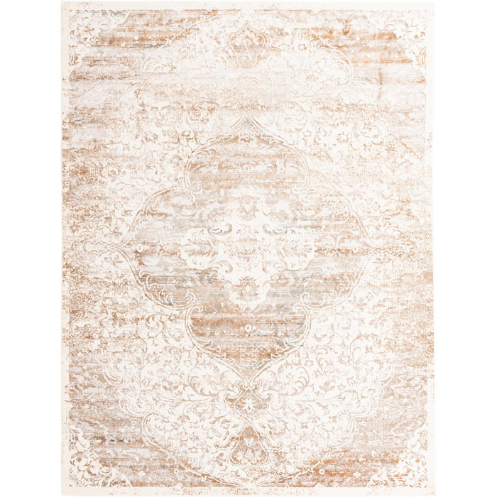 Langley Street Alamo Performance Cream Rug & Reviews | Wayfair