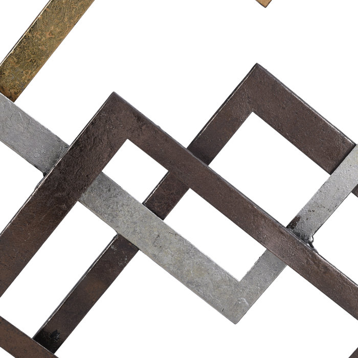 Willa Arlo Interiors Square Metal Wall Décor & Reviews | Wayfair