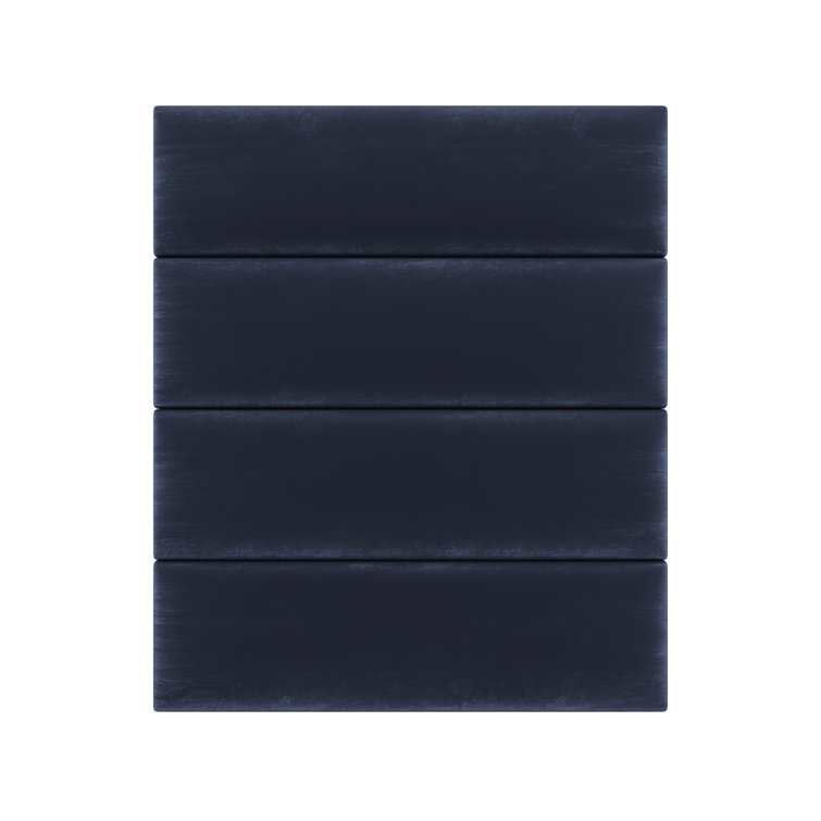 Vant Panels Velvet Wall Paneling in Navy | Wayfair