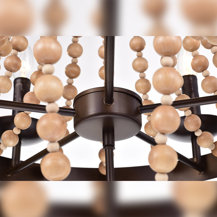 World Menagerie Crestview 5 - Light Dimmable Empire Chandelier ...