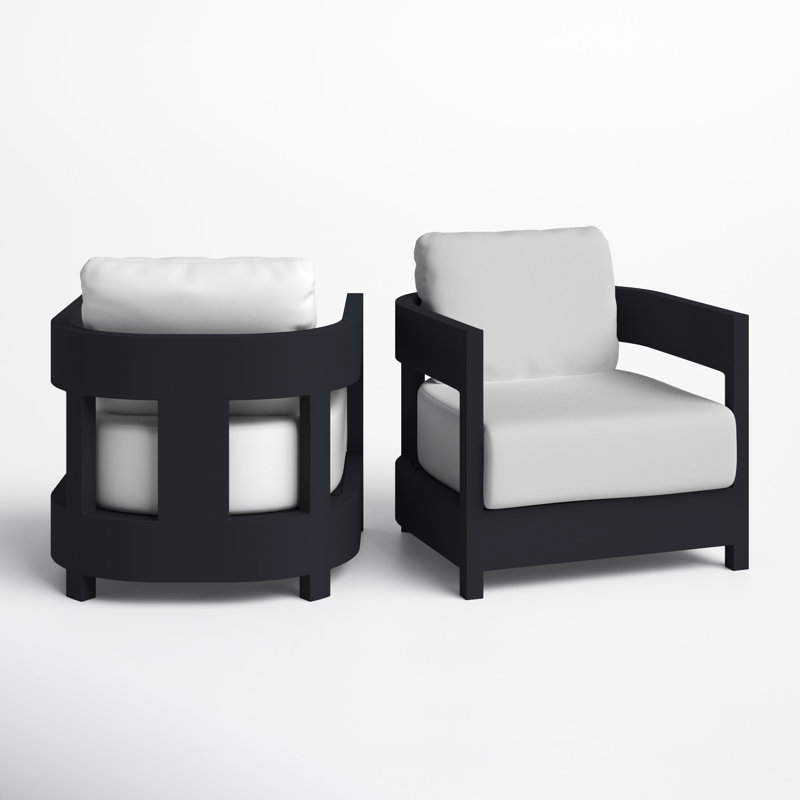 Joss & Main Everlee Patio Chair with Cushions & Reviews | Wayfair