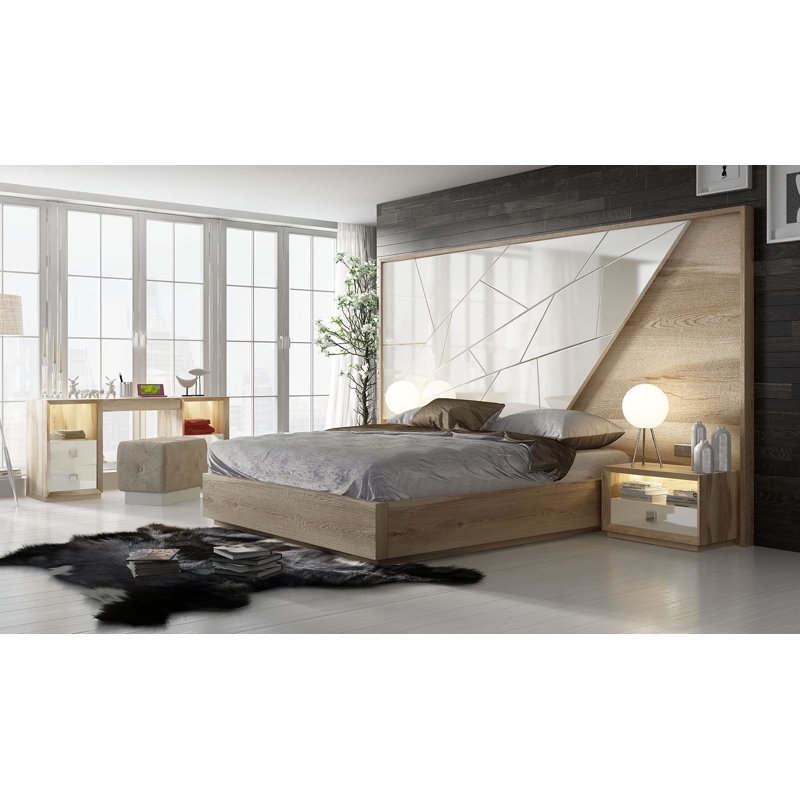 Orren Ellis Solid Wood Bed | Wayfair