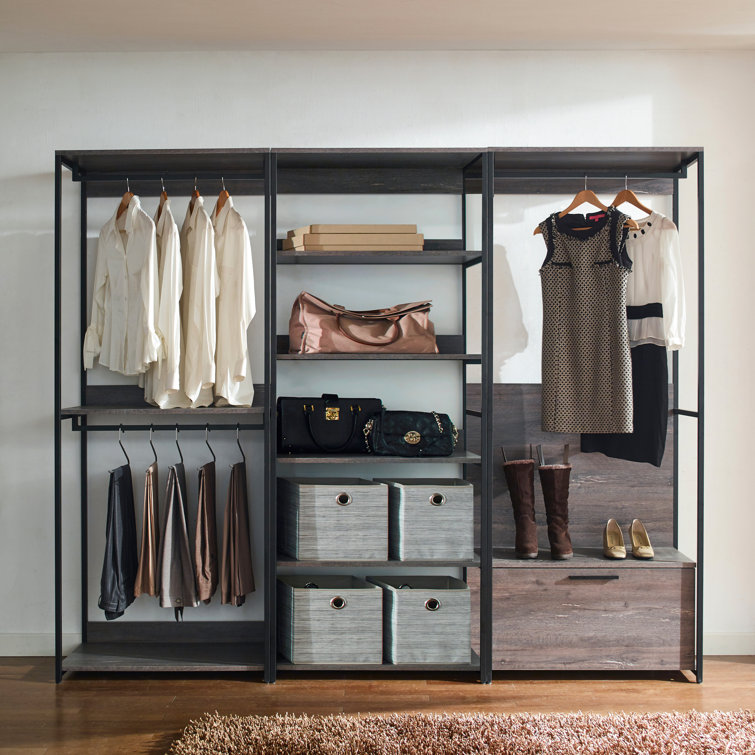 17 Stories Monica Closet System Walk-In Sets | Wayfair