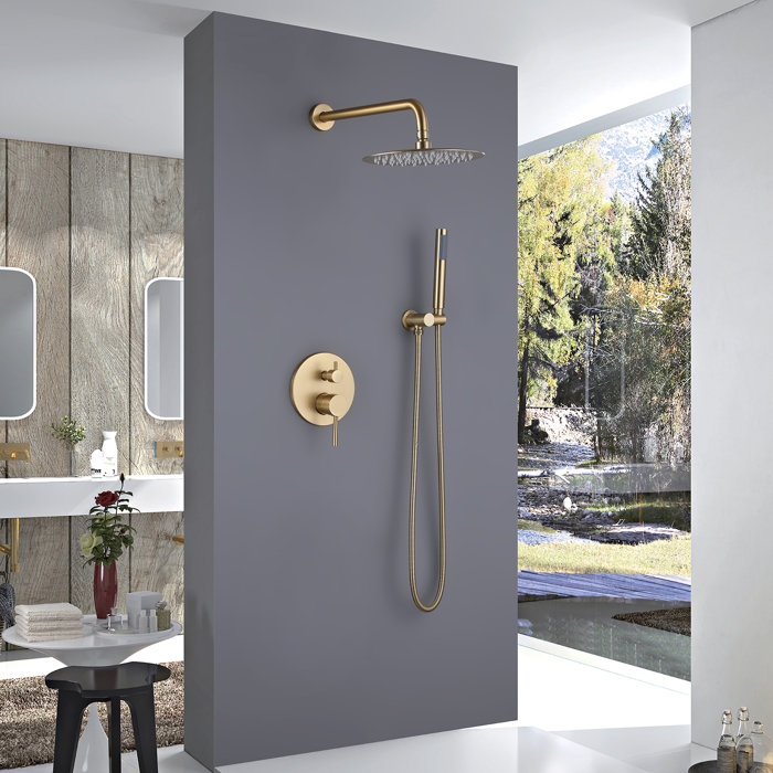 Selected Shower System, Wall Mounted Shower Faucet with Rough-in Valve ...