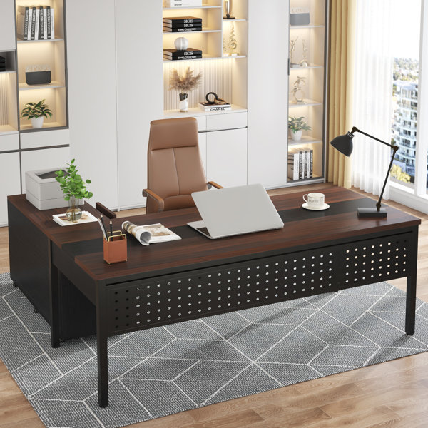 Latitude Run® Beauchesne 70.86'' Desk & Reviews | Wayfair