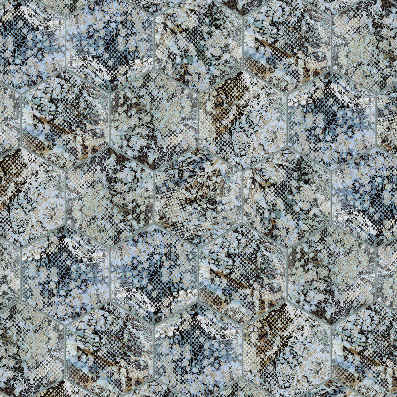 Merola Tile Inedita Hex 10" x11" Porcelain Patterned Wall & Floor Tile ...