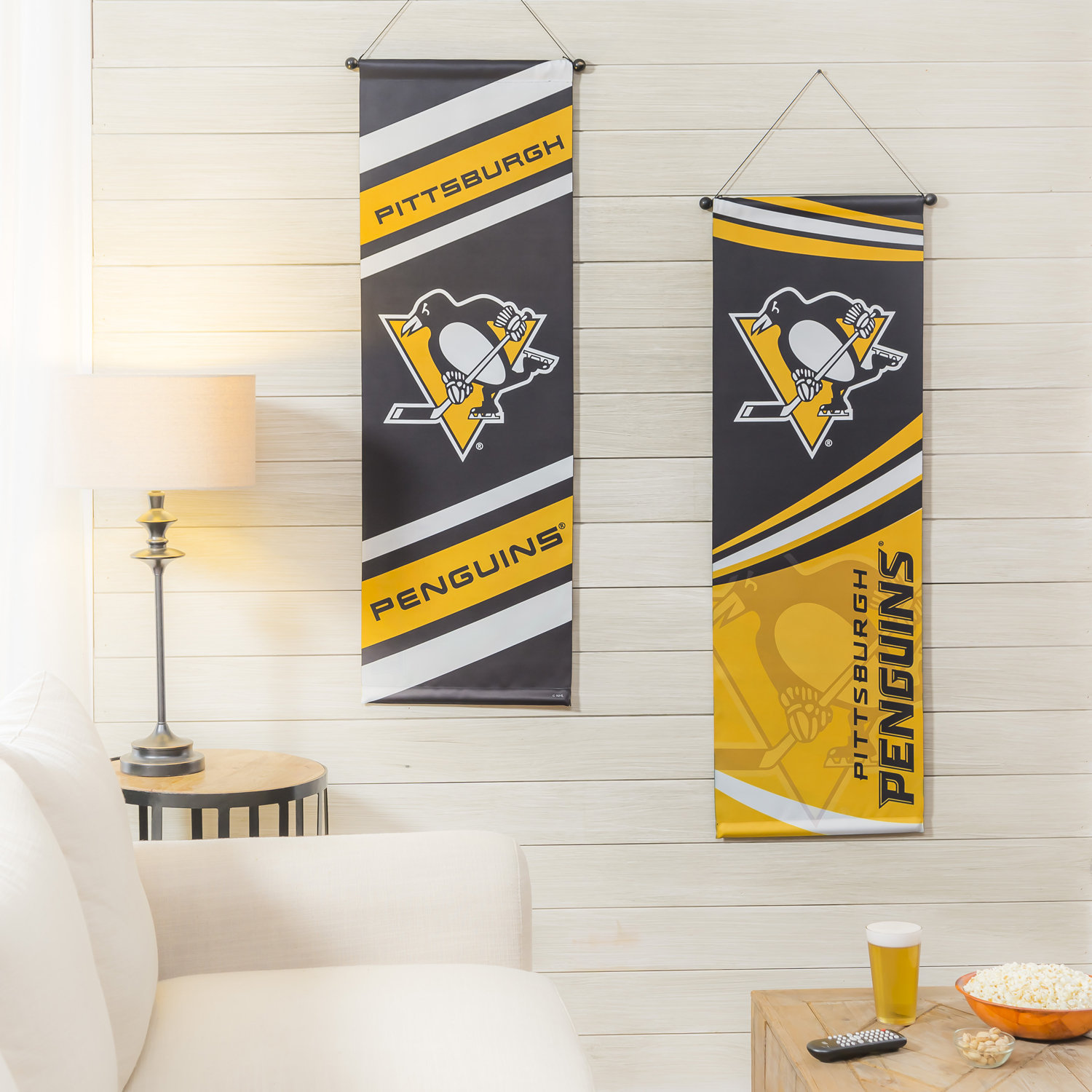 Evergreen Enterprises, Inc. Pittsburgh Penguins, Dowel Banner | Wayfair