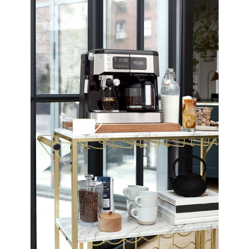DeLonghi Coffee and Espresso Combo Brewer & Reviews | Wayfair