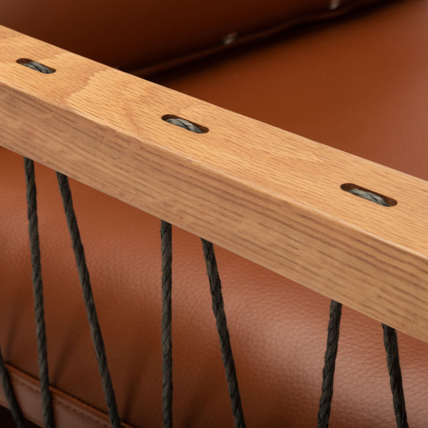 AllModern Duncan Leather Armchair & Reviews | Wayfair