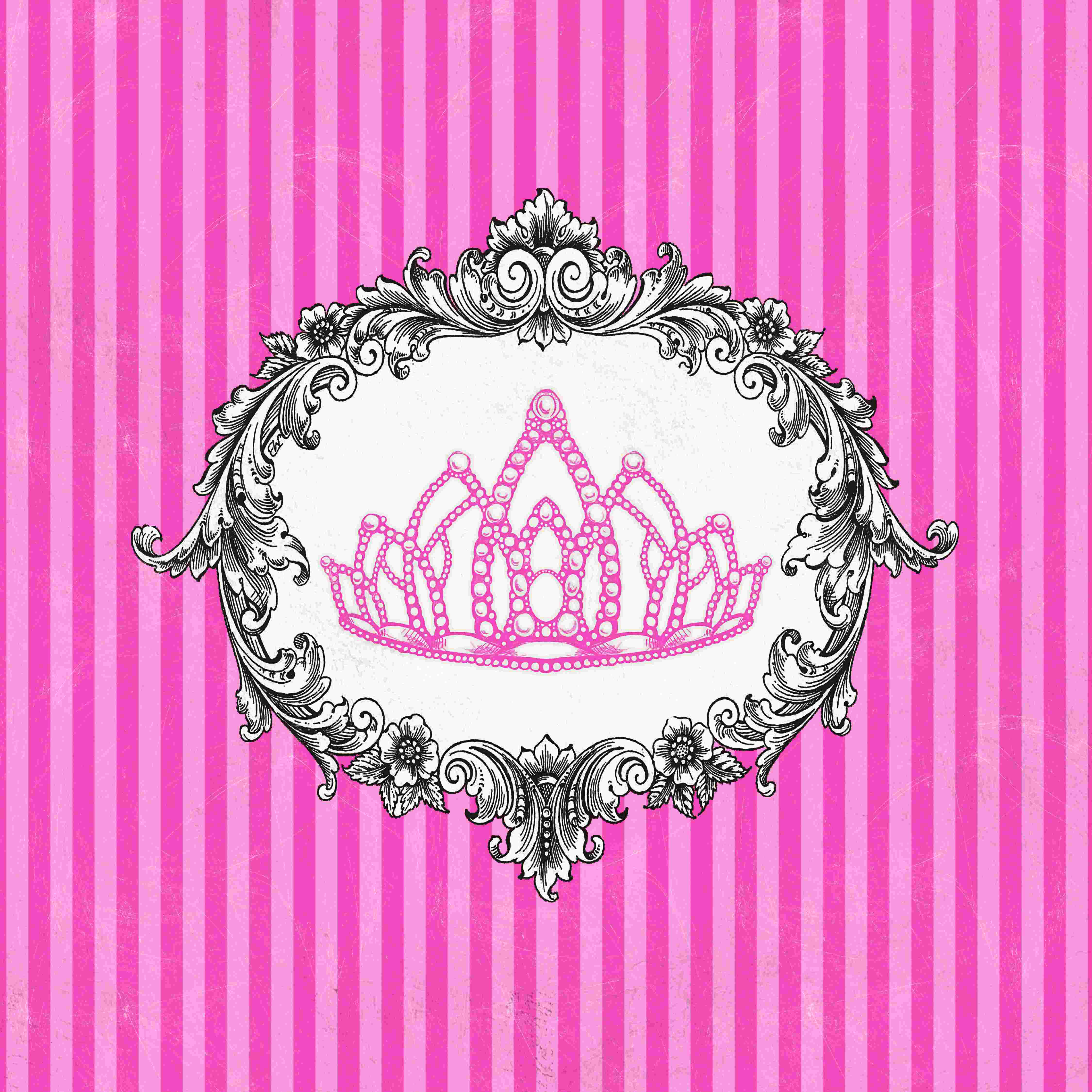 House of Hampton® Classy Princess Border - Wrapped Canvas Graphic Art ...