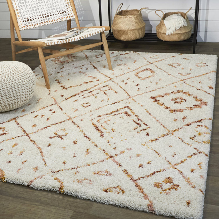 Union Rustic Krall Moroccan Shag Area Rug & Reviews | Wayfair