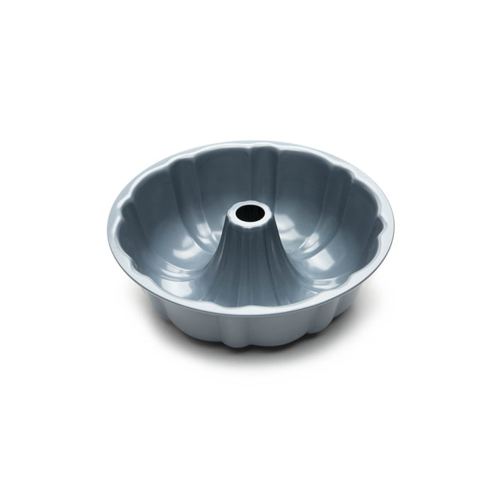 Fox Run Brands Non-Stick Fluted Cake Pan with Center Tube & Reviews ...
