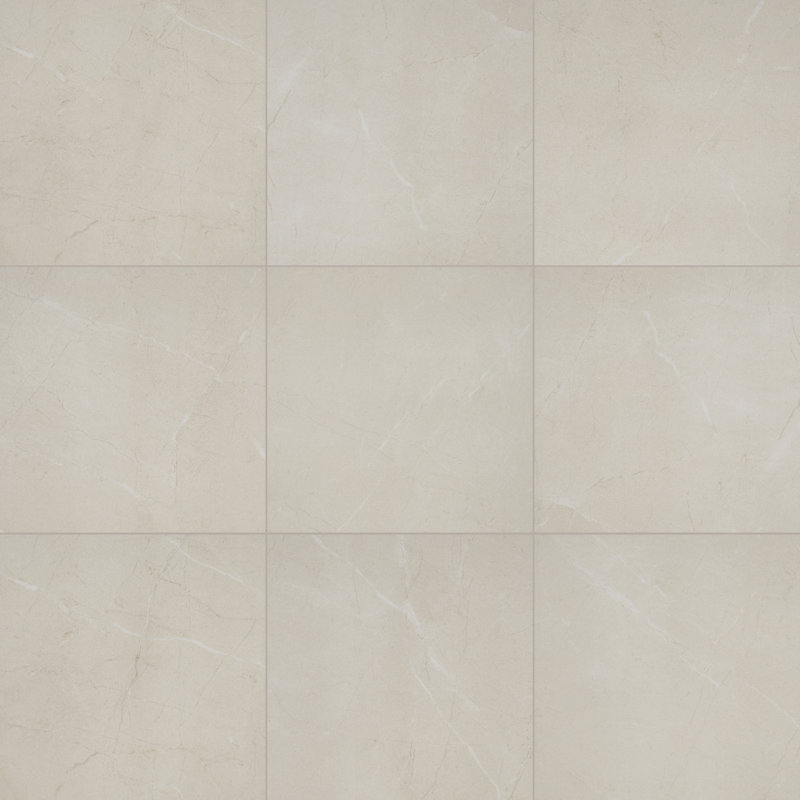 Daltile Perpetuo 24" X 24" Porcelain Marble Look Floor Tile (15.20 sqft ...