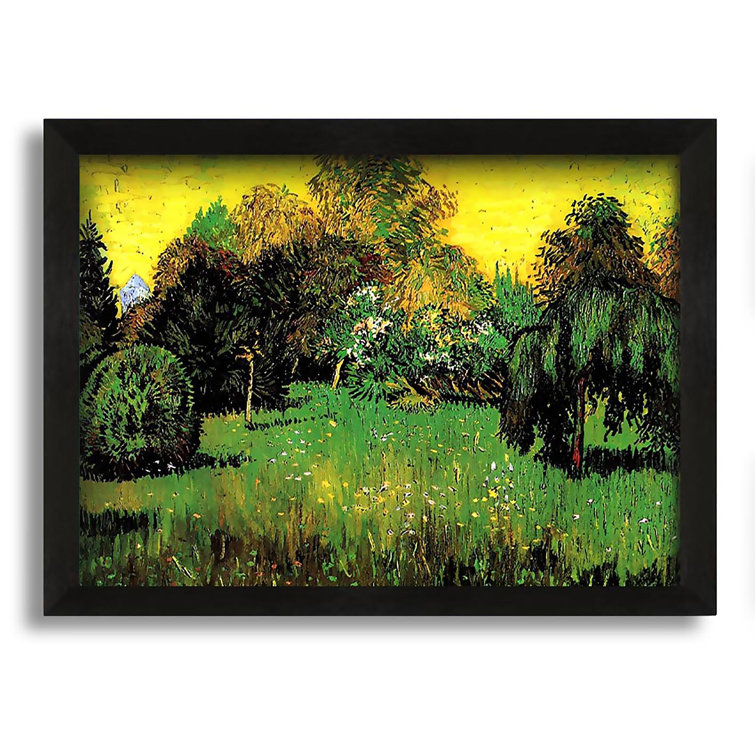 ClassicLiving The Poets Garden by Vincent Van Gogh - Picture Frame ...