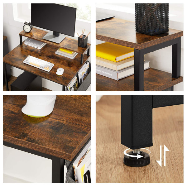 Borough Wharf Maclaine 80Cm W Rectangular Computer Desk | Wayfair.co.uk