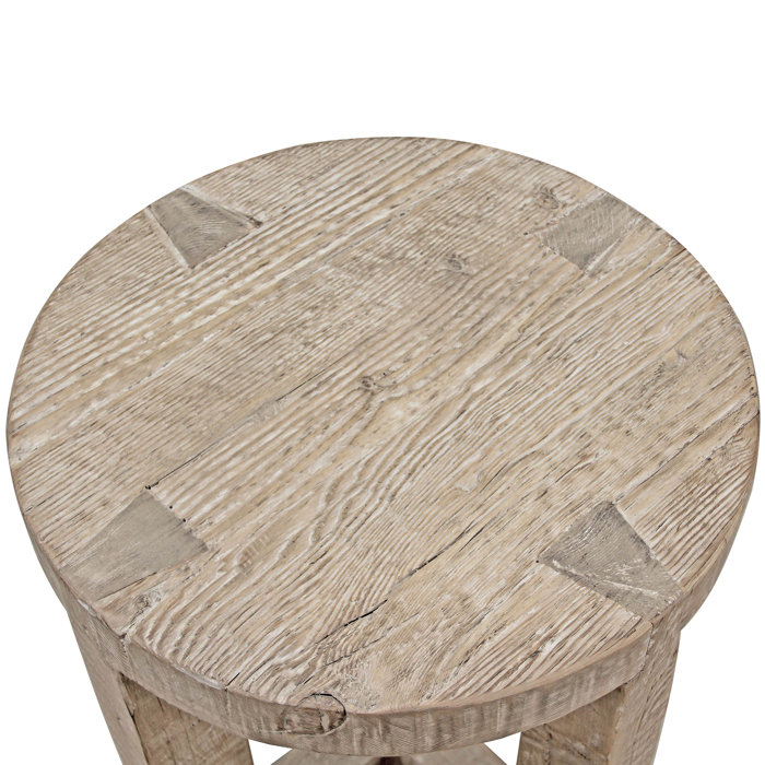 Lily's Living 22'' Tall Solid Wood Cross Legs End Table | Wayfair