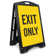 SmartSign Exit Only Portable Sidewalk Sign | Wayfair