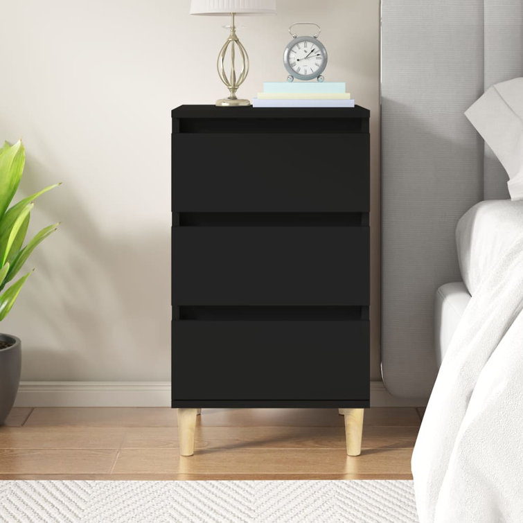 17 Stories Laci-May Solid Wood Bedside Table | Wayfair.co.uk