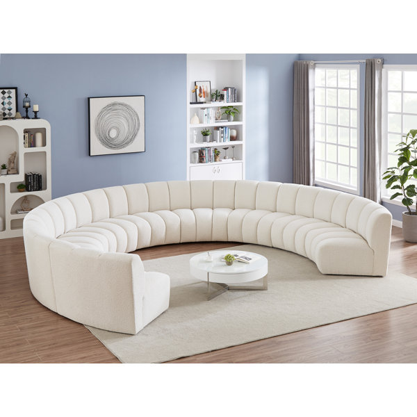 Meridian Furniture USA Infinity 9 - Piece Upholstered Sectional ...