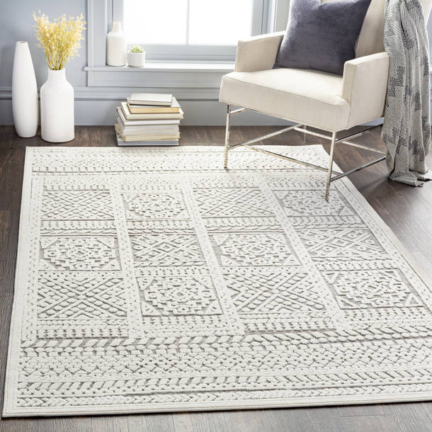 Langley Street Emert Cream Indoor/Outdoor Rug & Reviews | Wayfair