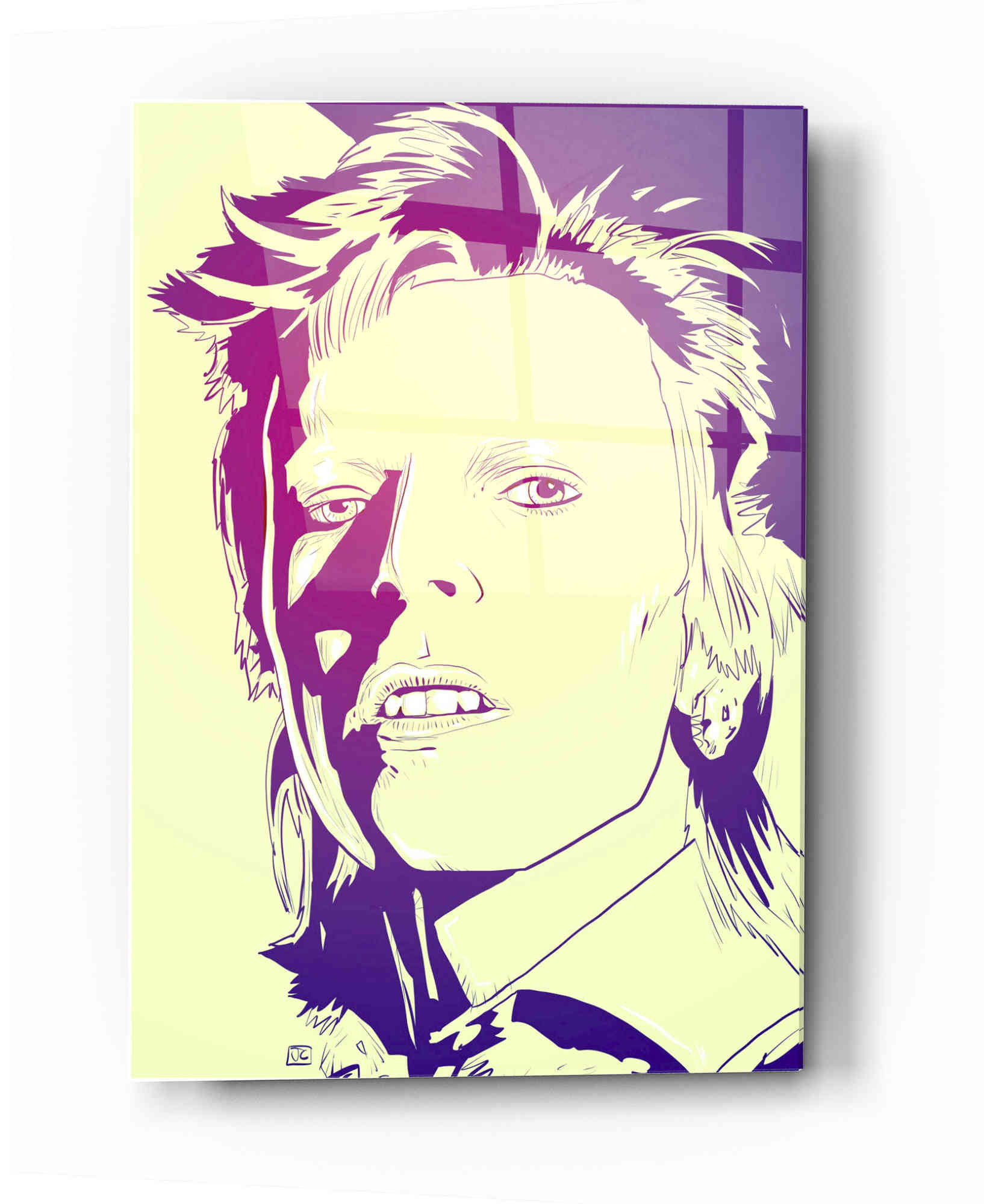 Bay Isle Home David Bowie by Giuseppe Cristiano - Unframed Graphic Art ...