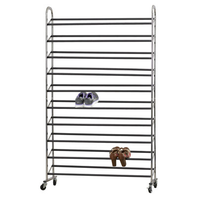 Rebrilliant 10-Tier 50 Pair Shoe Rack & Reviews | Wayfair