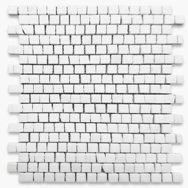 Marble Online Thassos White Marble 3/4X3/4 Hand Clipped Random Broken ...
