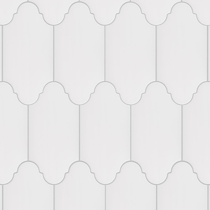 Merola Tile Textile Provenzal 6" x 13" Porcelain Patterned Wall & Floor ...