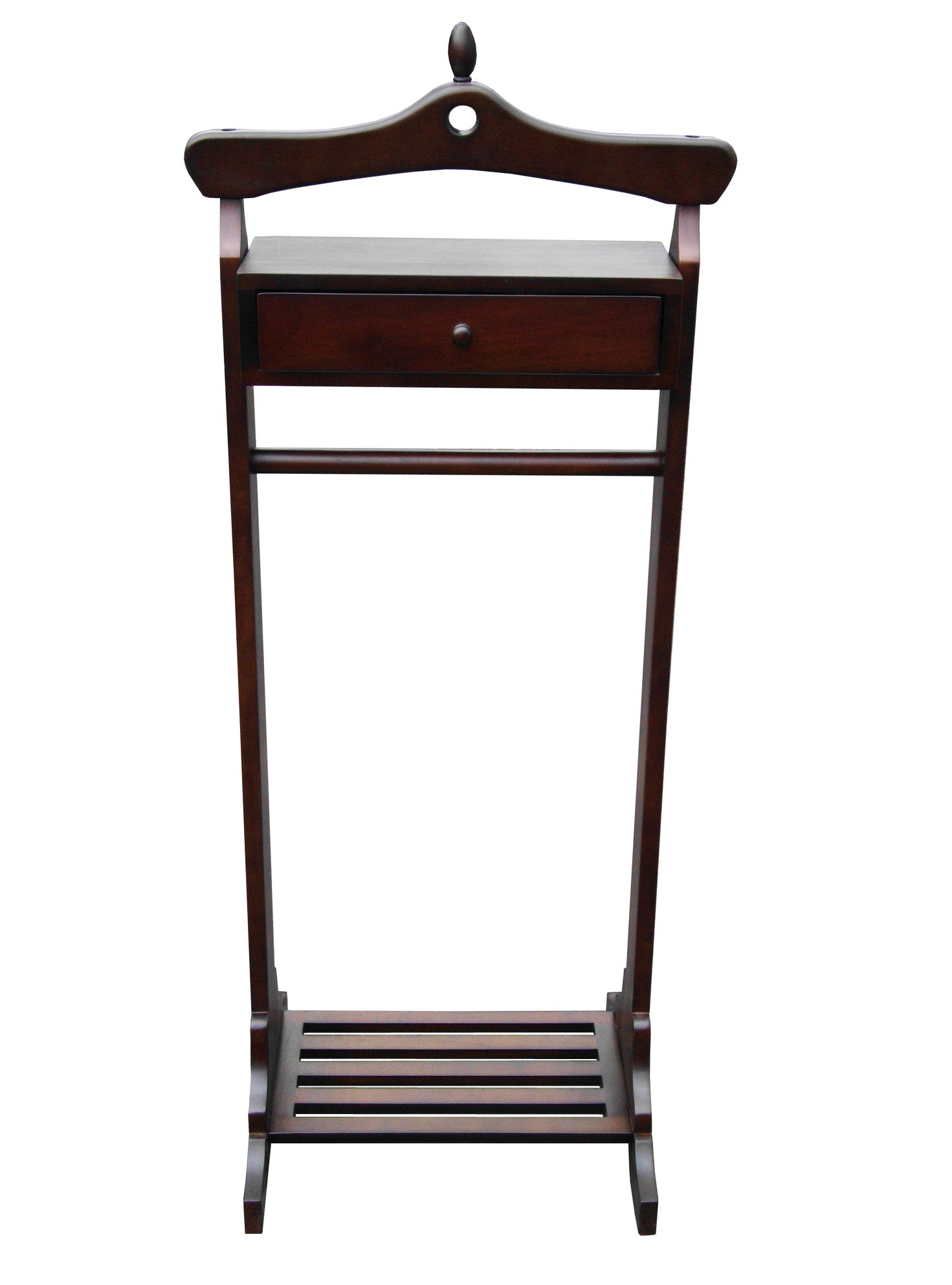 Red Barrel Studio® Hounslow Solid Wood Freestanding Valet Stand ...