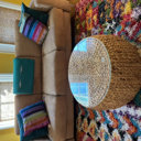 Bungalow Rose Perrigo Machine Woven / Power Loomed Performance Orange ...