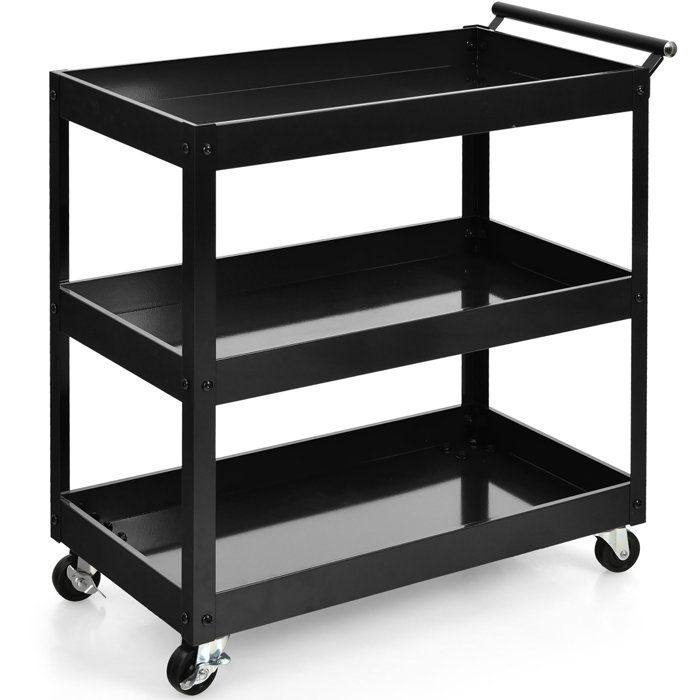 Costway 31'' H x 30'' W Utility Cart with Wheels & Reviews | Wayfair