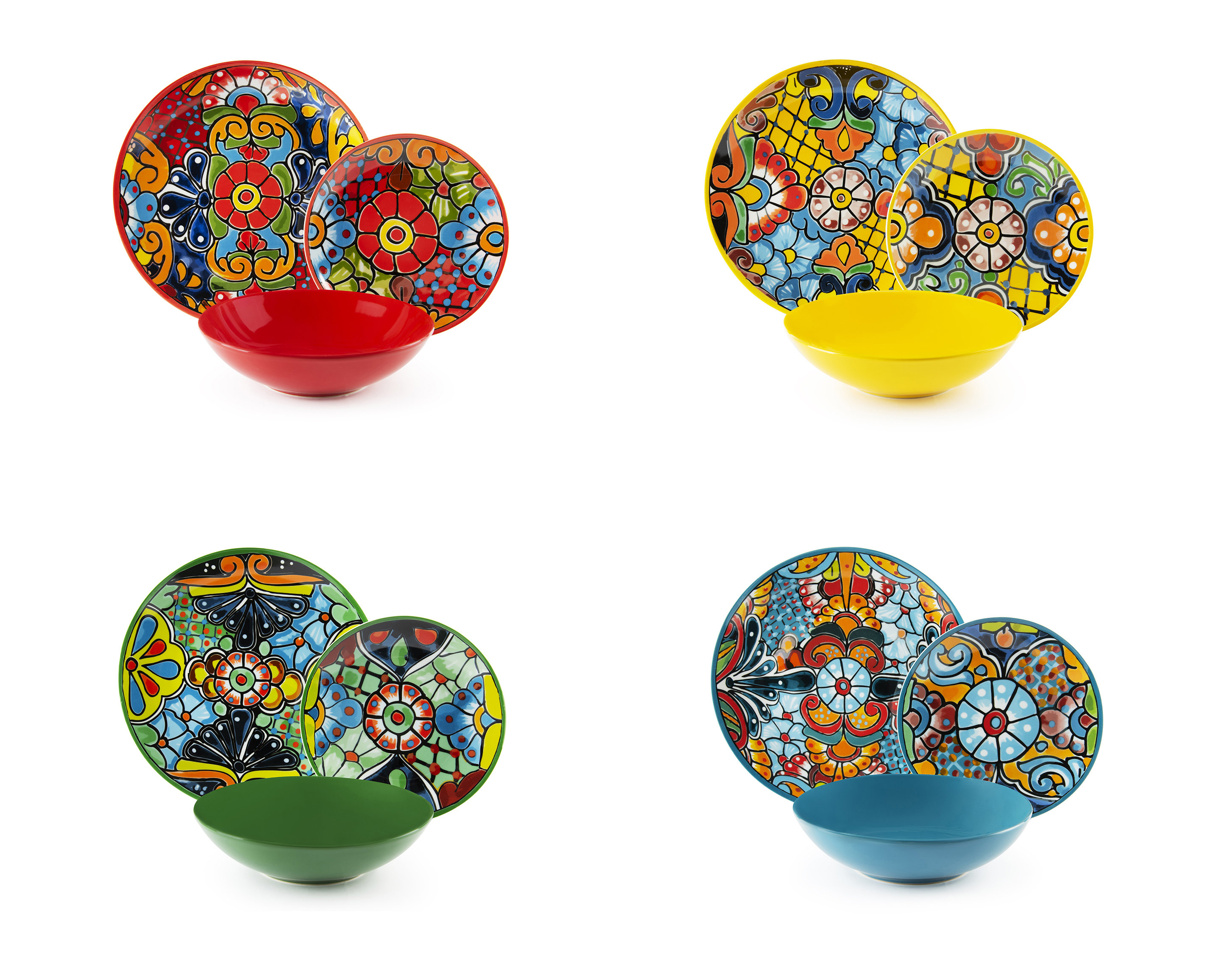 Excelsa Porcelain Dinnerware - Set of 12 | Wayfair.co.uk