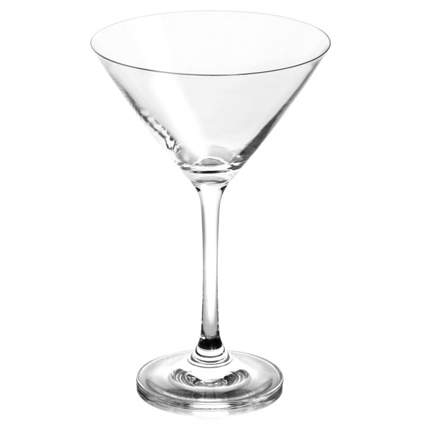 Martha Stewart 4 - Piece 10oz. Glass Martini Glass Glassware Set | Wayfair