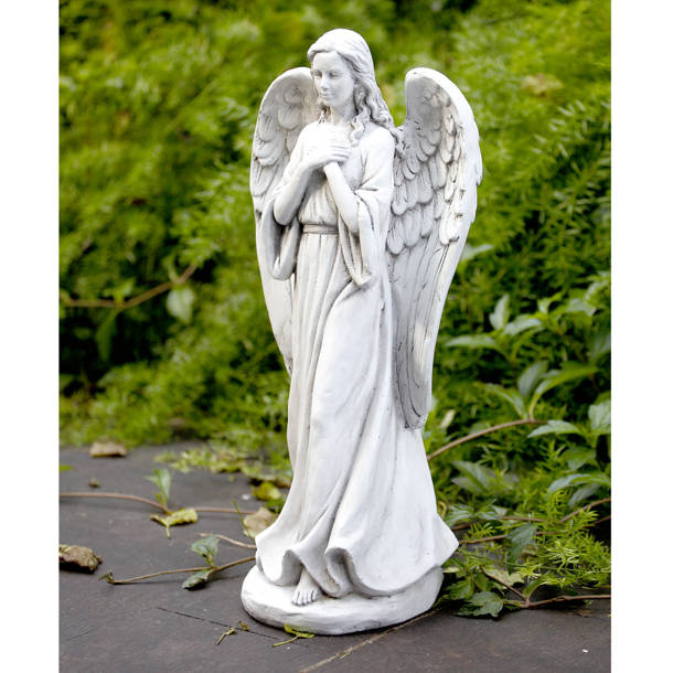 Fleur De Lis Living Tunnell Praying Angel Statue & Reviews | Wayfair
