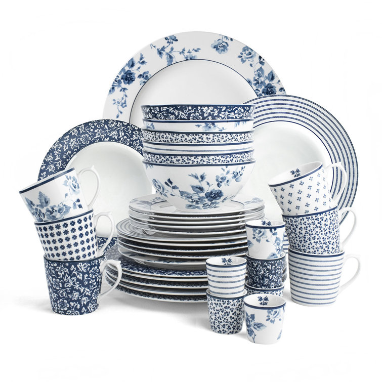 Laura Ashley Bone China Dinnerware - Set of 36 | Wayfair.co.uk