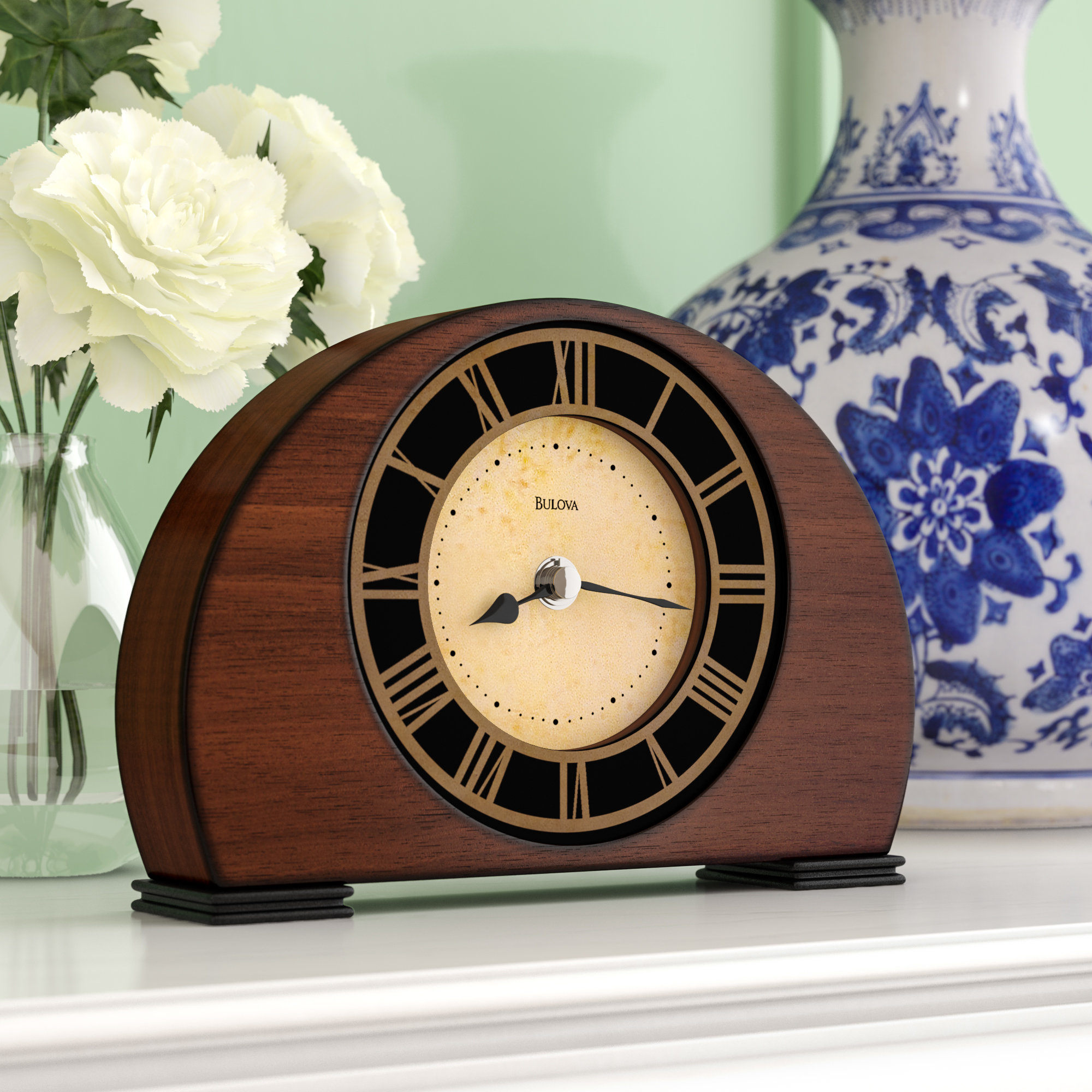 Alcott Hill® Roman Numerals Mantel Clock & Reviews | Wayfair